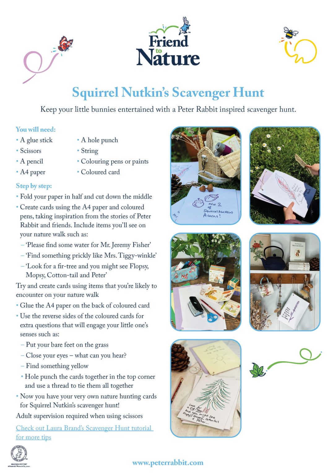 Squirrel Nutkin’s Scavenger Hunt - Peter Rabbit